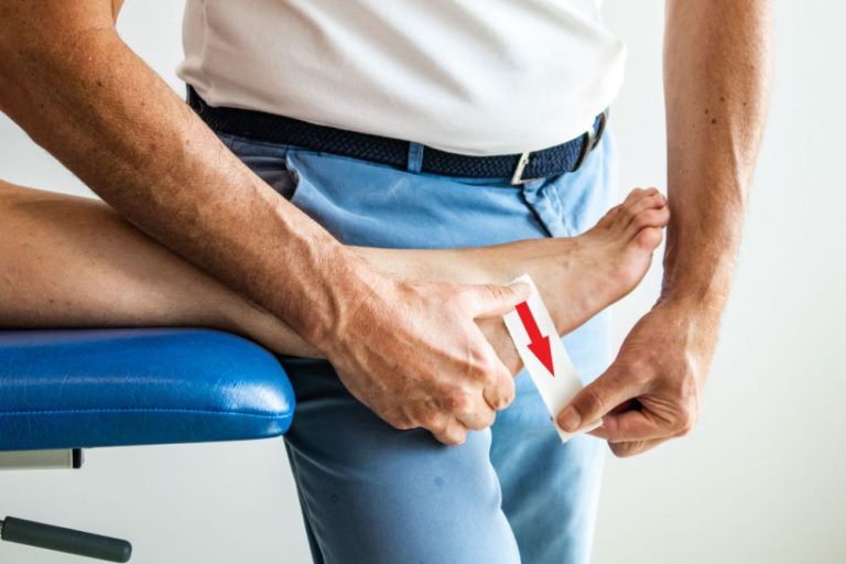 M.17. Foot tape to sustain dorsal/ventral glide of 5th metatarsal on ...