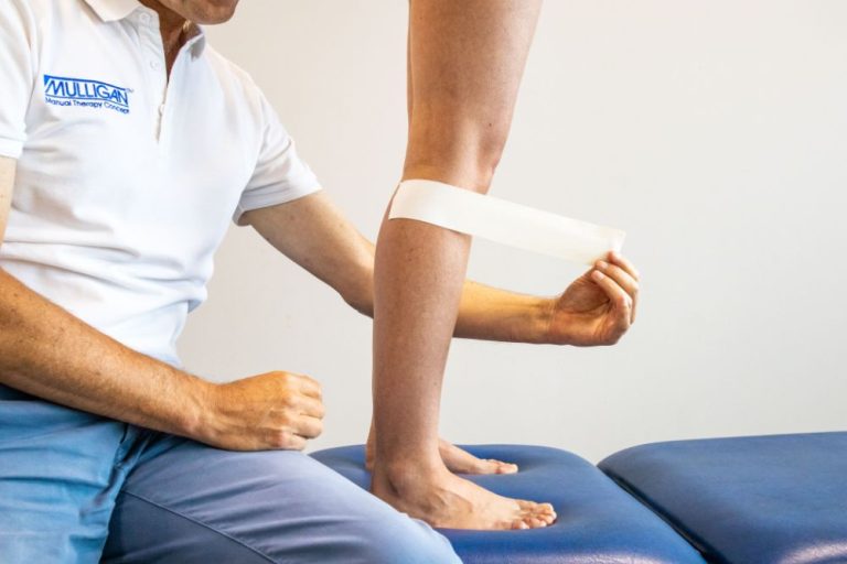 K.18. Knee tape to sustain proximal fibula ventrally after MWM ...