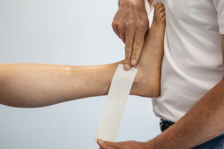 L.9. Inversion Sprain tape to sustain or improve fibula posterior ...